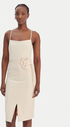 Guess Coctailkleid W6RK0G KC9O0 Beige Regular Fit