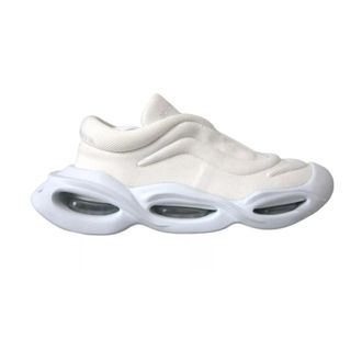 Dolce & Gabbana Wei&szlig;e Leinwand-Sneaker mit Luftkissensohle - - Shoes - Damen - Wei&szlig; - 41 EU