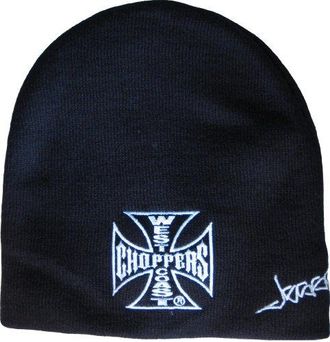 West Coast Choppers WCC Bonnet motif croix de fer, noir