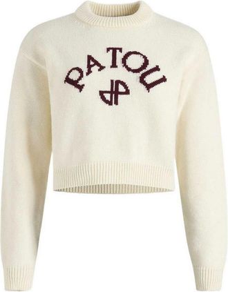 Patou Pull Col Rond - Rouge