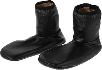 IFUNDOM Chaussettes Imperm&eacute;ables Thermiques Hautes En Pu Doublure Polaire &Eacute;paisse Homme Unisexe Hiver Int&eacute;rieur Ext&eacute;rieur Antid&eacute;rapantes Taille 40-42