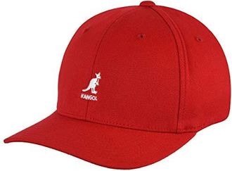 Kangol Chaussures de baseball Flexfit en laine pour homme et femme - rouge - L/XL