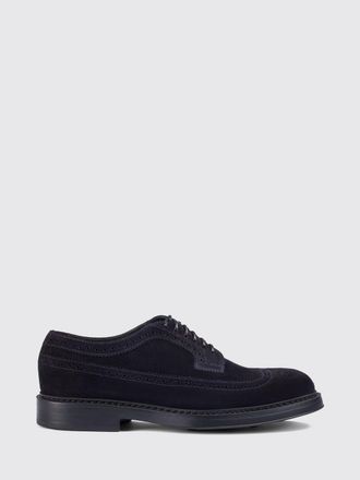 Doucal's Chaussures Derby en daim avec motif brogue &agrave; queue daronde