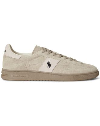 Ralph Lauren Runner Sneaker Bedford aus Veloursleder mit Pony-Stickerei in