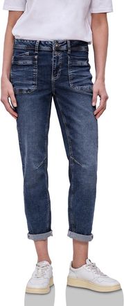 Street One Boyfriend Jeans Dark Blue Washed 28