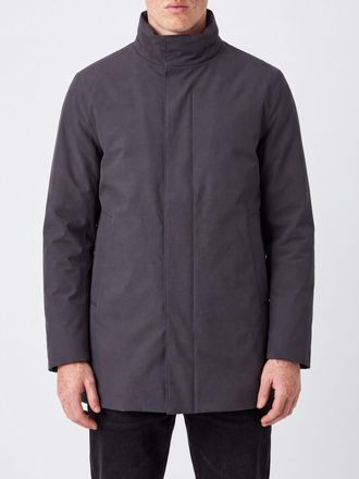 People of Shibuya Kurzer Parka aus beschichteter Mikrofaser mit Stehkragen