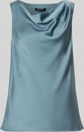 Swing Regular Fit Bluse aus Satin