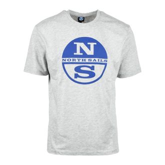 North Sails Baumwoll-T-Shirt f&uuml;r M&auml;nner - - Tops - Herren - Grau - XL