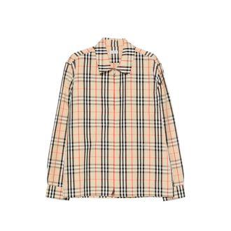 Burberry Check-pattern Zip-fastening Overshirt