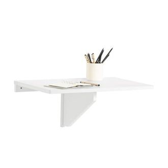 SoBuy Table Murale Pliante, Table de Cuisine Extensible, Bureau Compact, Design Gain de Place, Idéale pour Petits Espaces, Cuisine, Bureau, Salle à Manger, 