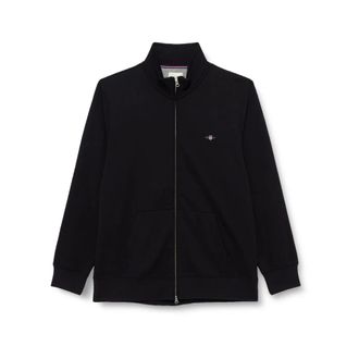 GANT Zip-Sweatshirt mit durchgehendem Rei&szlig;verschluss - - Sweatshirts & Hoodies - Herren - Schwarzk - L