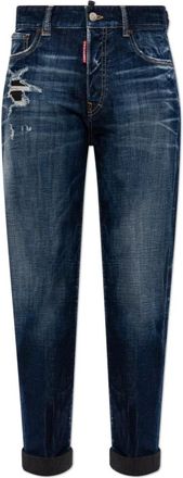 Dsquared2 Femme, Jeans, Bleu, Taille: 34 FR Tomboy Jeans