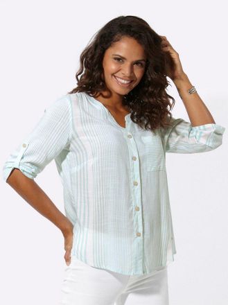 Witt Klassische Bluse Streifenbluse 3/4-Arm