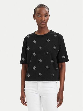 Guess T-Shirt V6GI18 K2985 Schwarz Regular Fit
