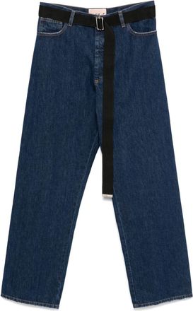 Plan C Gerade Jeans - Blau