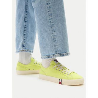 Tommy Jeans Sneakers aus Stoff Tommy Jeans Archive Y2K EN0EN02956 Gr&uuml;n