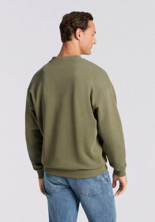 HUGO BOSS Sweatshirt Newirex Rundhalsausschnitt, regular fit, Logodruck
