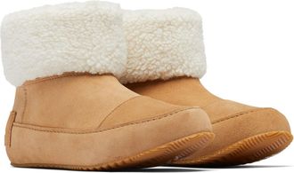 Sorel SOREL GO - STUMPTOWN BOOTIE Hausschuhe Stiefel für Damen, Braun (Tawny Buff x Natural), 38 EU