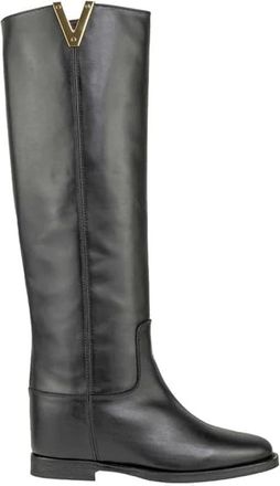 Via Roma 15 Femme, Chaussures, Noir, Taille: 38 EU Botte Haute Santa Monica