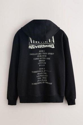 Next Sweater Lizenzierte Kapuzenjacke mit Grafik, Nirvana (1-tlg)