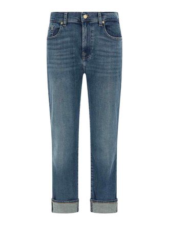 7 For All Mankind Skinny Jeans - Hellblau