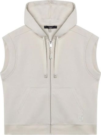 Max Mara Femme, Sweatshirts et sweats à capuche, Beige, Taille: 40 FR Pank Gilet