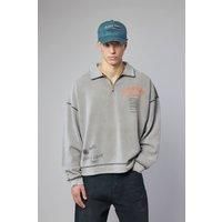 Paly Hollywood Sorry bout That 1/4 Zip Crewneck