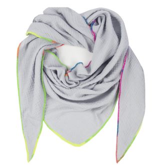 Glamexx24 XXL Schal f&uuml;r Damen oder Herren. Baumwollschal mit Farbverlauf an der Naht. Winterschal. Sehr warm und weich auf der Haut Made Italy