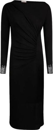 Liu Jo Femme, Robes, Noir, Taille: 40 FR Elegant Dress with Gemstones