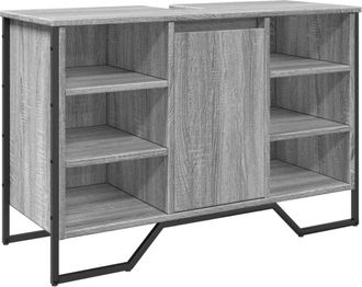 vidaXL Vidaxl - Waschbeckenunterschrank Grau Sonoma 91x35x60 cm Holzwerkstoff