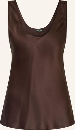 Anine Bing Anine Bing Seidentop Lea braun