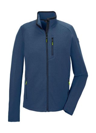 Killtec Strickjacke KOS 92 MN FLX JCKT Sportliche Herrenjacke mit Kinnschutz und verschlie&szlig;baren Taschen