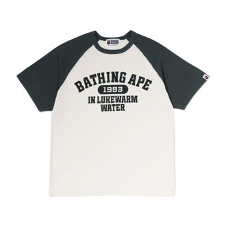 A Bathing Ape Raglan Tee - - Tops - Herren - Mehrfarbig - L