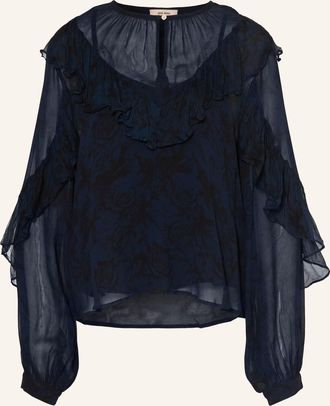 Mos Mosh Mos Mosh Blusenshirt Mmroya Mit R&uuml;schen blau