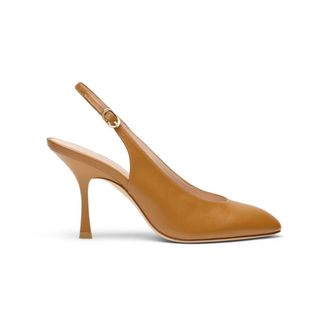Stuart Weitzman Femme, Chaussures, Brun, Taille: 36 1/2 EU Madison Slingback Pump 85