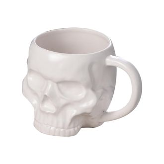 Generic Halloween Kaffeebecher Coffee Cup,3D Totenkopf Tasse aus Harz f&uuml;r Getr&auml;nke wie Kaffee, Tee, Cappuccino, Bier I Wikinger Skull Head Becher mit Skelett 