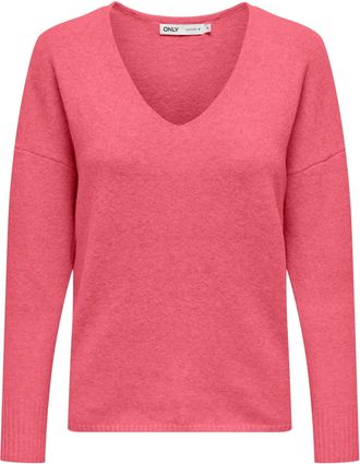 Only Onlrica Life L/S V-Neck Pullo KNT Noos
