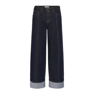 Cream Femme, Jeans, Bleu, Taille: W25 Audrey Fit Wide Jeans