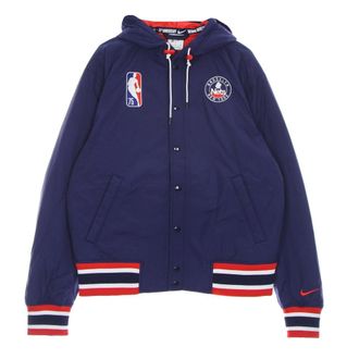 Nike NBA Courtside Bomberjacke - - Sport - Herren - Blau - M