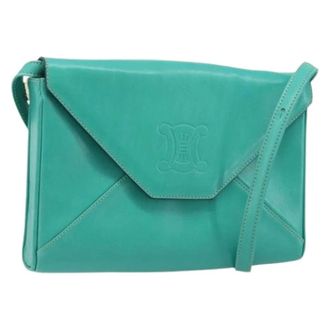 Celine Sac bandouli&egrave;re vintage Pre-owned - Femme - Pre-owned - Vert - Taille: ONE Size