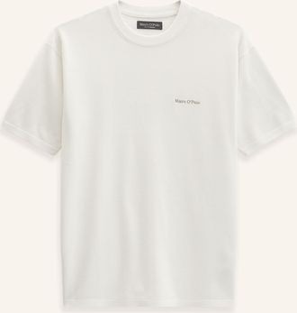 Marc O'Polo Marc Opolo Kurzarm-Pullover weiss