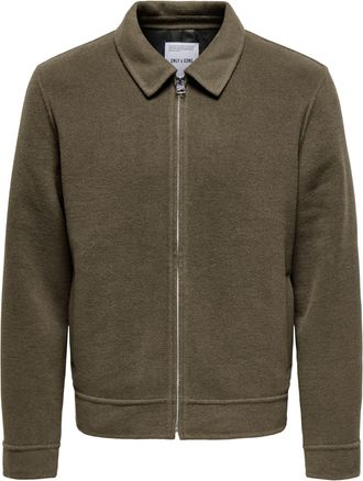 Only & Sons Herren Onsdenzel Wool Jacket OTW, Walnut, L EU