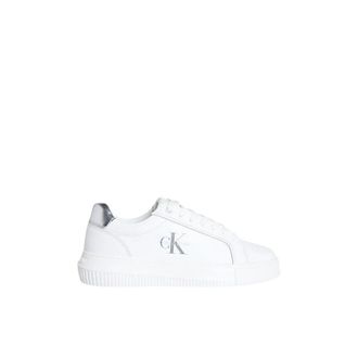 Calvin Klein Baskets en cuir - Femme - Chaussures - Blanc - Taille: 38 EU
