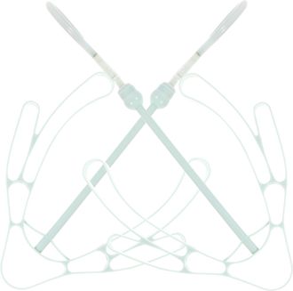 Angoily 2 St&uuml;ck Teiliges Schuhtrockenregal aus Kunststoff Winddichtes Multifunktionales H&auml;ngegestell f&uuml;r Schuhe Platzsparender Organizer in Matcha gr&uuml;n Geeign