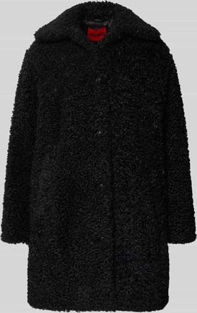 HUGO BOSS Regular Fit Teddy-Mantel mit Umlegekragen Modell MIMINA-1