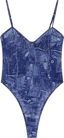 Diesel Femme, Tops, Bleu, Taille: 36 FR Bridget Bodysuit