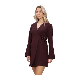 Notre-V Nv-Hylkje Wickelkleid - - Dresses - Damen - Rot - XS
