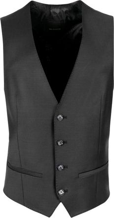 Roy Robson ROY Robson, Homme, Costumes, Noir, Taille: W26 Gilet Smanicato 05038