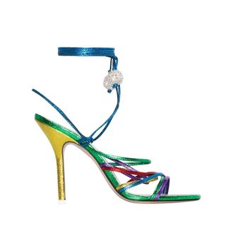 The Attico Multicoloured Eve 110 Strappy Sandals Size 39.5
