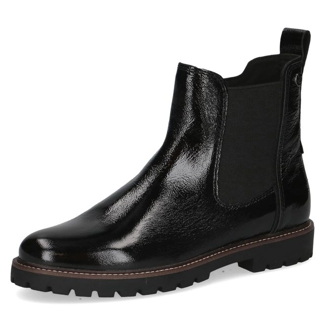 Caprice Damen Stiefeletten mit Reißverschluss Wechselfußbett, Schwarz ...